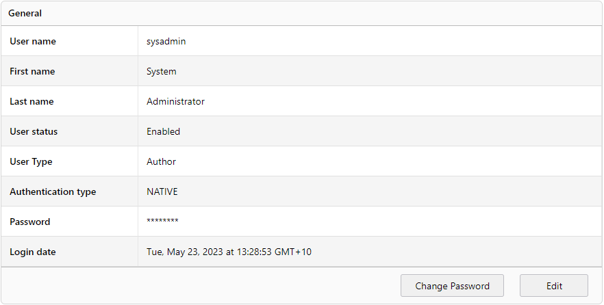 My Profile - Online Help
