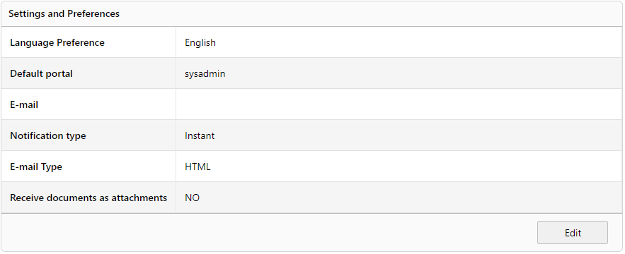 My Profile - Online Help
