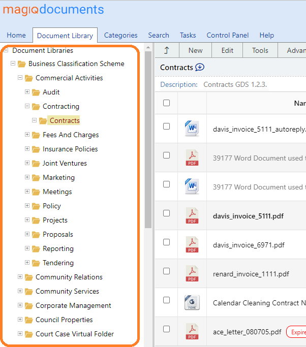The Work Area - Online Help
