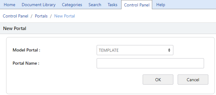 How to create portals - Online Help