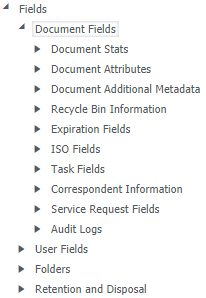 Fields - Online Help