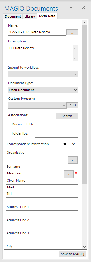 Metadata Tab - Online Help Metadata Tab - Online Help