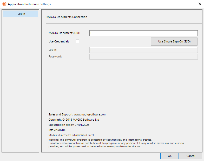 Application Preference Settings - Online Help