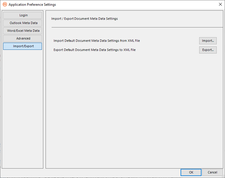 Application Preference Settings - Online Help