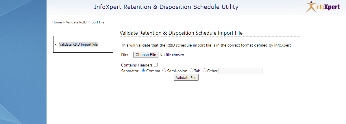 Bulk Load Schedules - Online Help