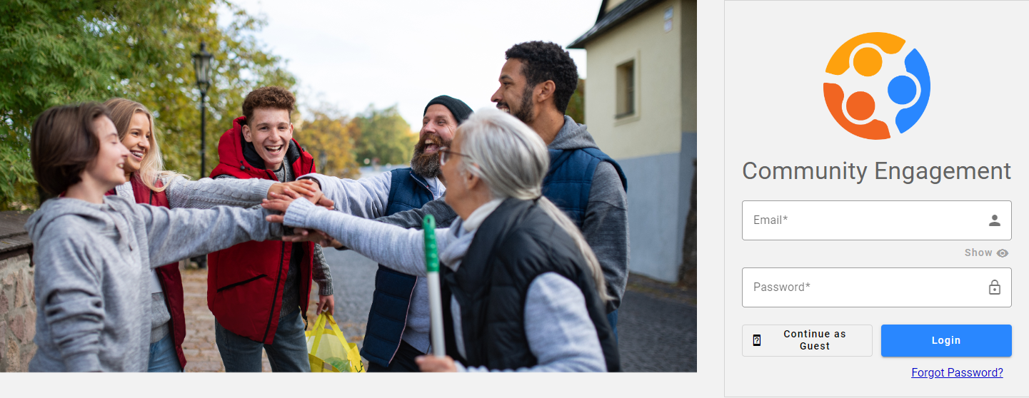 Login - Community Engagement