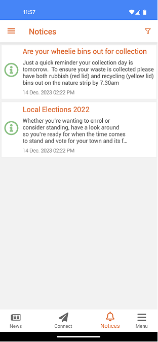 Notices - Community Engagement
