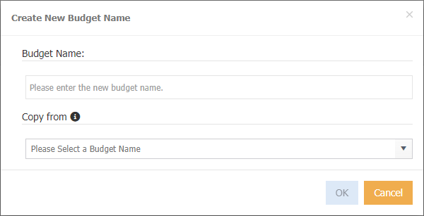 Budget Names - MAGIQ Performance Online Help