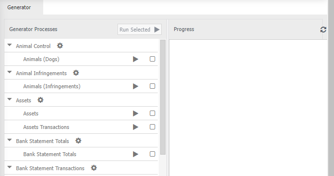 Generator - MAGIQ Performance Online Help