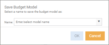 Budget Modelling - MAGIQ Performance Online Help