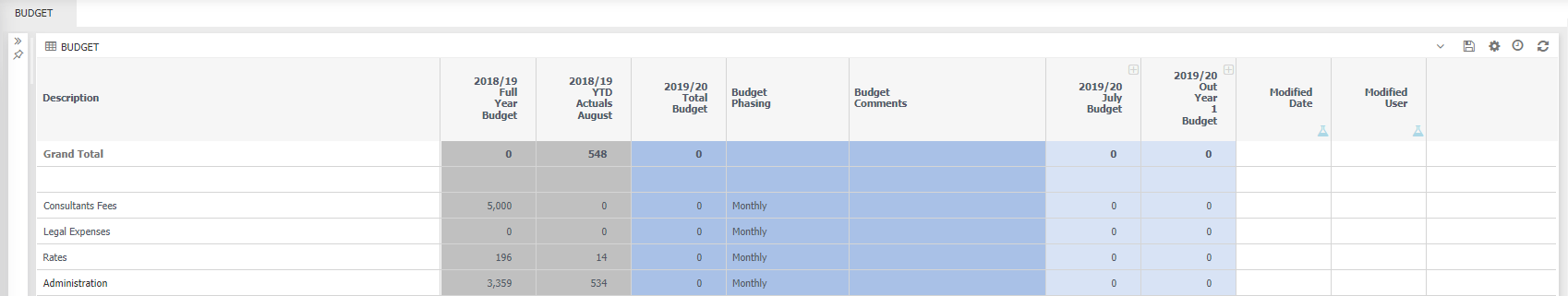 Data Entry - MAGIQ Performance Online Help