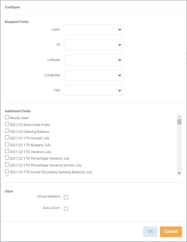 Map - MAGIQ Performance Online Help
