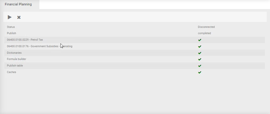Publish - MAGIQ Performance Online Help