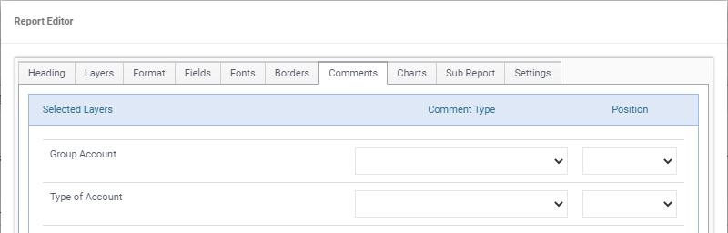 Report Editor - MAGIQ Performance Online Help