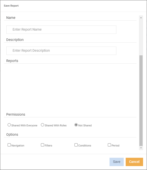 Report Editor - MAGIQ Performance Online Help