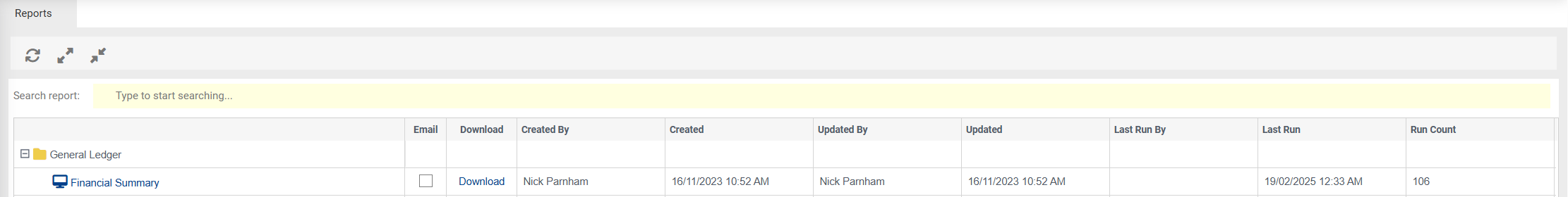 Reports - MAGIQ Performance Online Help