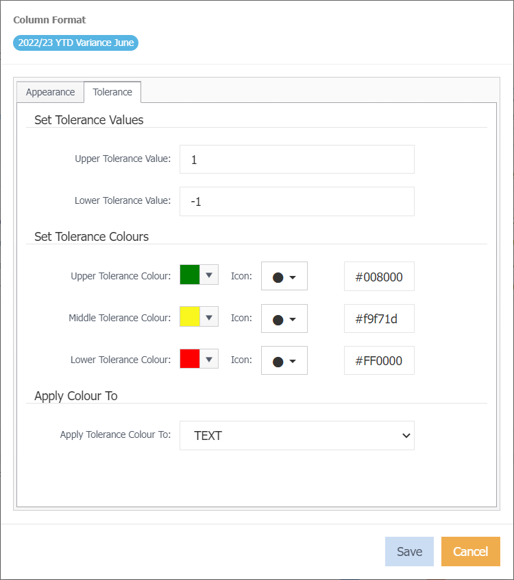 Fields - MAGIQ Performance Online Help